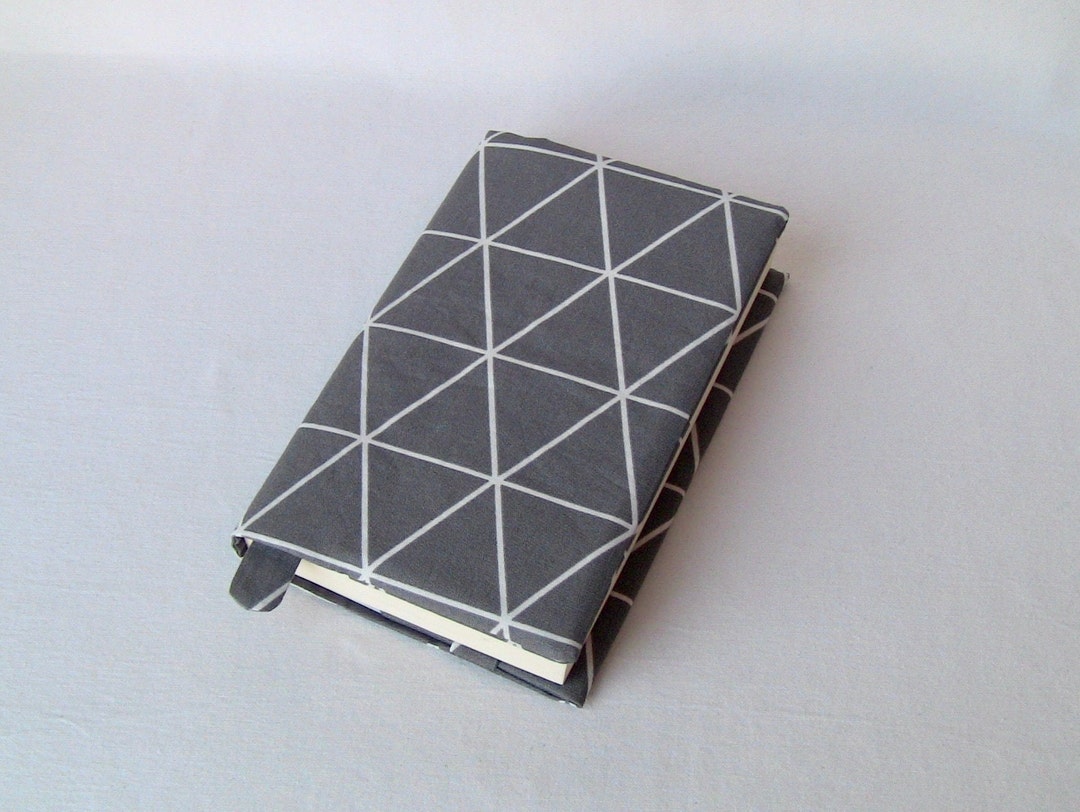 Cotton Book Cover, Notebook Sleeve, Textile Journal Pouch, Reusable A5 ...