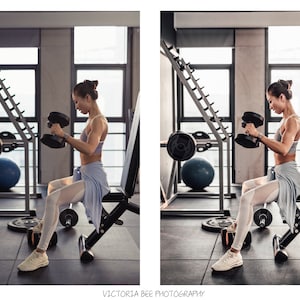 25 FITNESS LIGHTROOM Presets, Gym Instagram Filter, Moody Workout ...