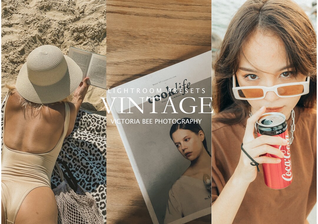 15 Lightroom Presets Vintage Retro Mobile Presets Aesthetic Filter For