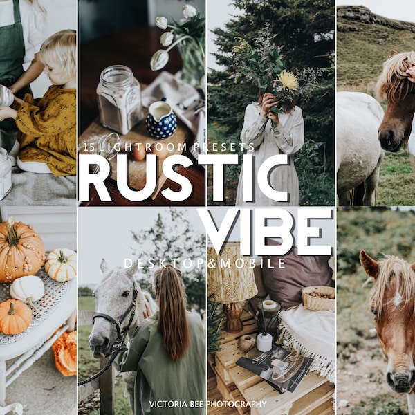 Rustic Photo Preset - Etsy