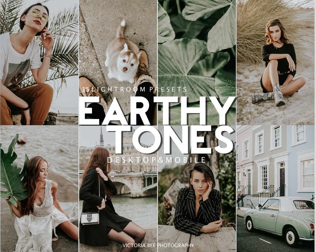 15 EARTHY Preset for Mobile and Desktop Lightroom, Earthy Tone Preset ...