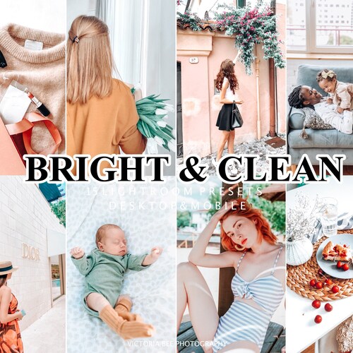 10 Light and Airy Lightroom Presets Desktop & Mobile - Etsy