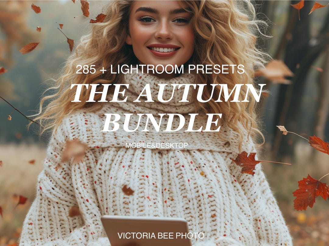 Autumn Bundle Lightroom Presets, Fall Filter, Season Preset, All in One ...