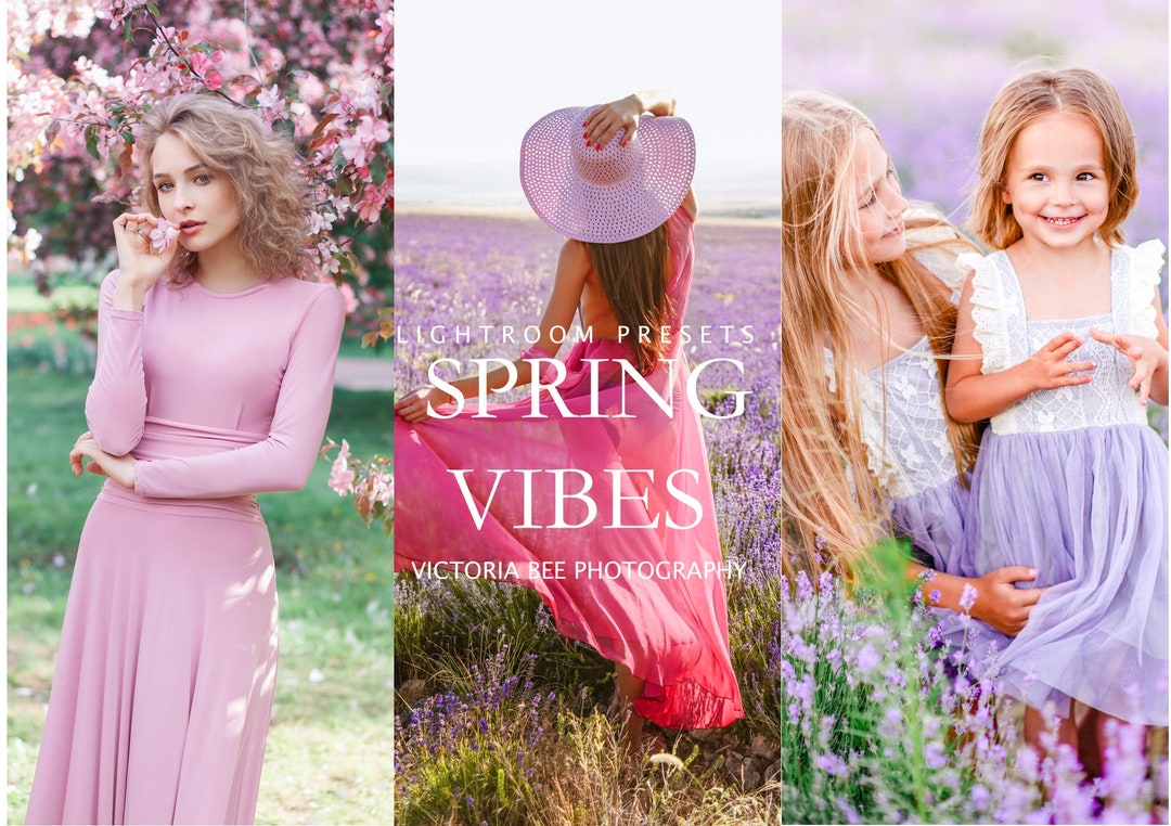 Spring Preset, 10 Mobile LIGHTROOM Presets SPRING VIBES, Vibrant Mobile ...