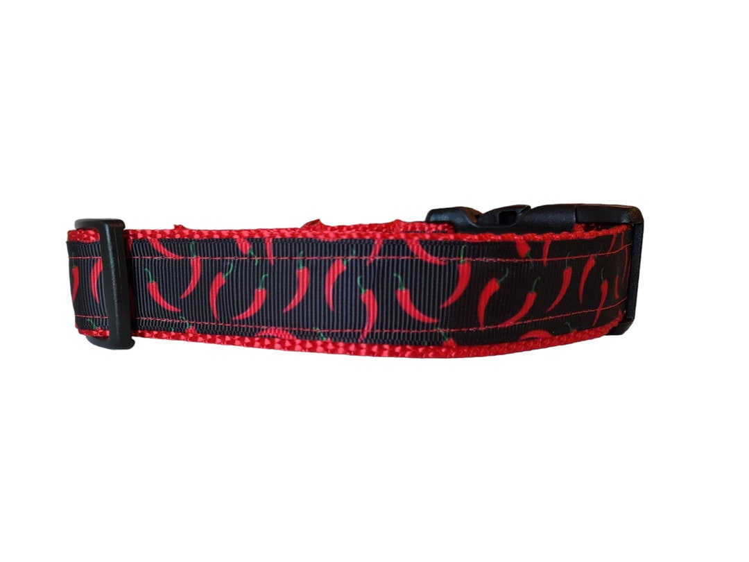 Chili Pepper Dog Collar - Etsy