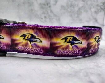 Baltimore Ravens Dog Collar - Etsy