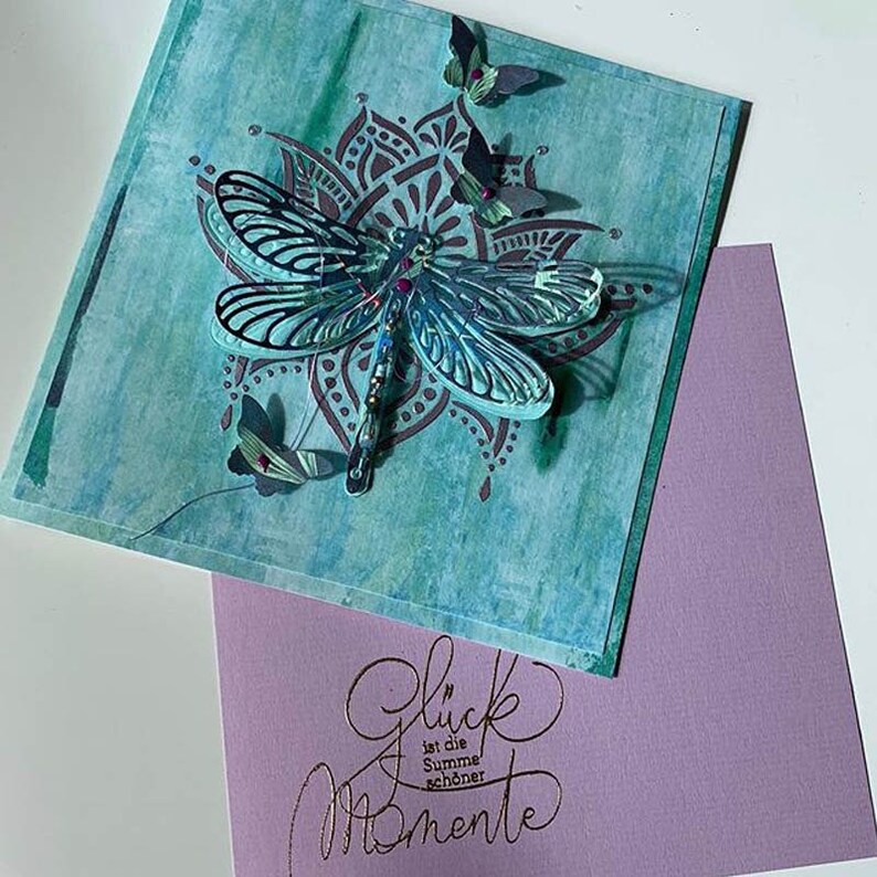 Metal Cutting Dies Dragonfly Insect Die Cut Mold Scrapbooking Paper ...