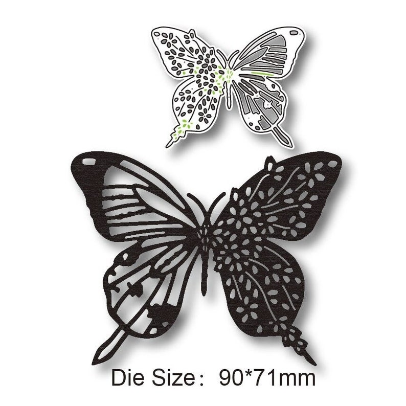 2021 New Creative Big Butterfly Metal Cutting Mold Decoration ...