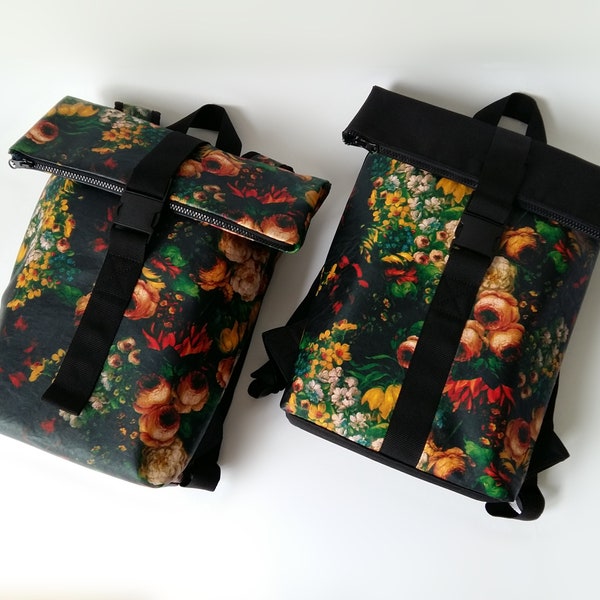 Floral Backpack - Etsy