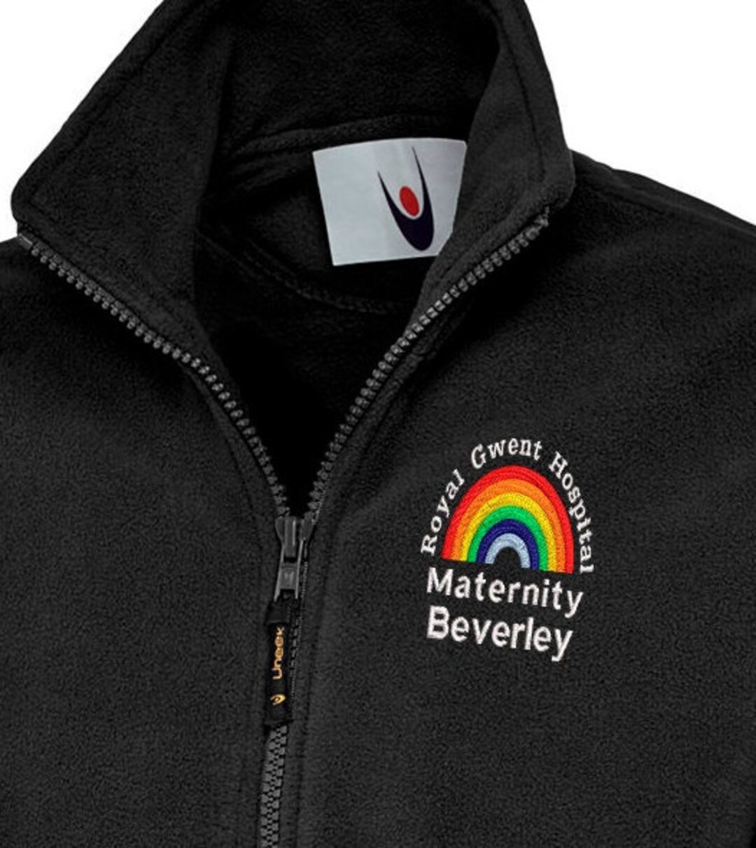 Classic Fleece Jacket With NHS Rainbow Design for NHS Nurses - Etsy UK