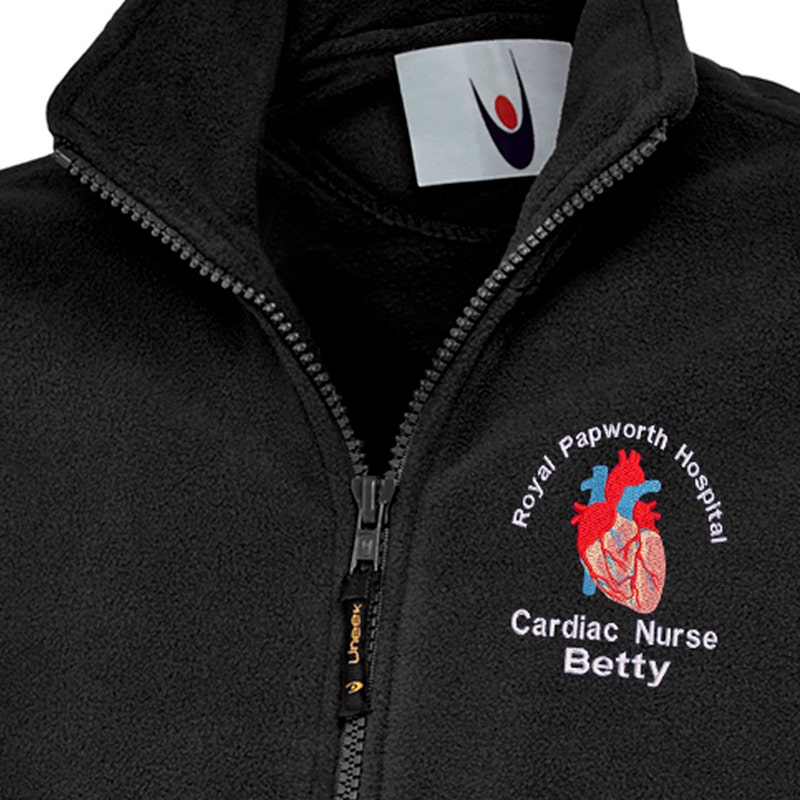 Cardiology Nurse Fleece - Etsy UK