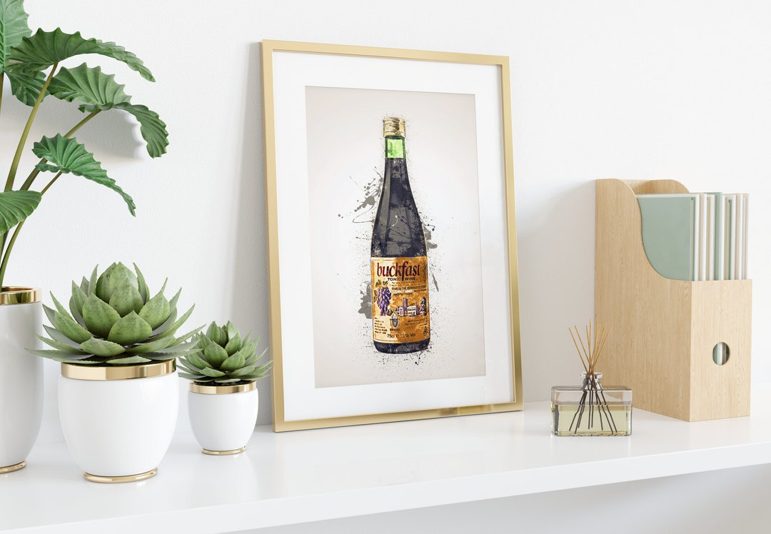 Buckfast Tonic Wine THICK CARDSTOCK Wall Print | Gift | Home Decor ...