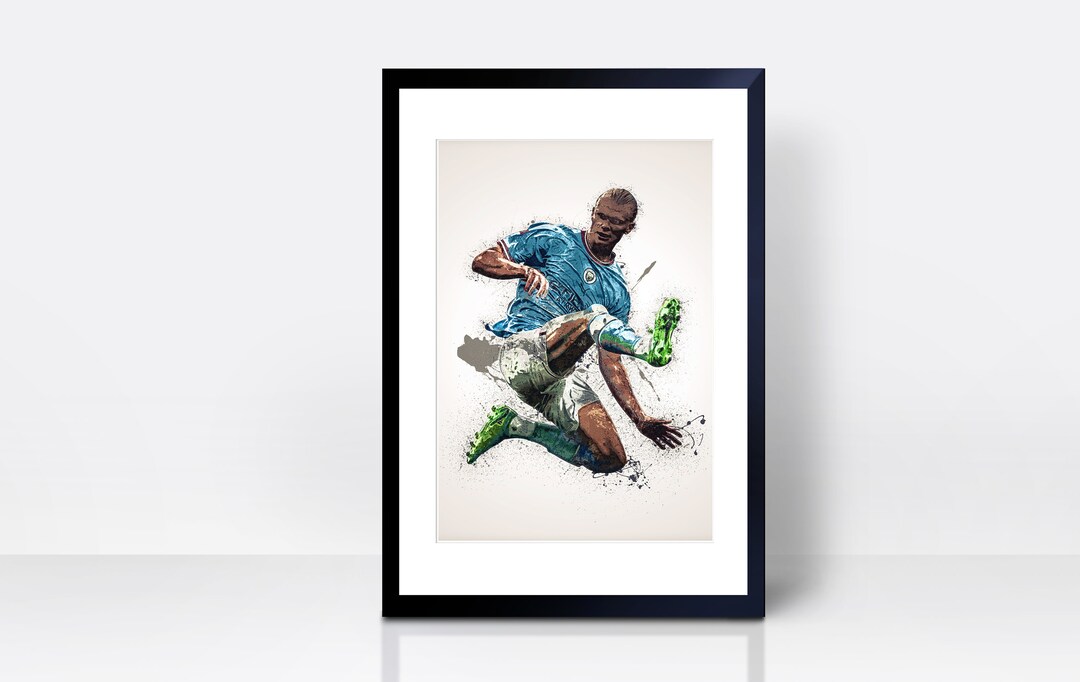 Erling Haaland THICK CARDSTOCK Wall Print Wall Art Gift Home Decor ...