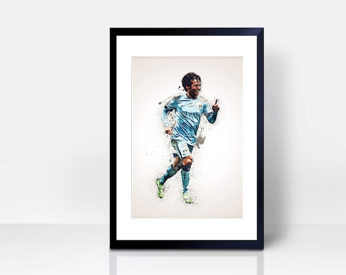David Silva Art Print - Etsy UK