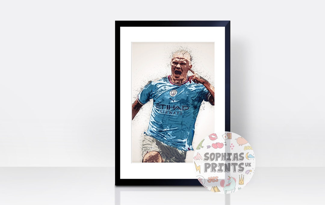 Erling Haaland THICK CARDSTOCK Wall Print Wall Art Gift Home Decor ...