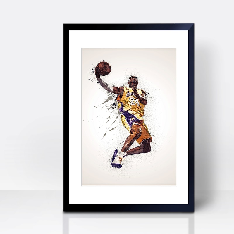 Kobe Signed Wall Art - Etsy UK