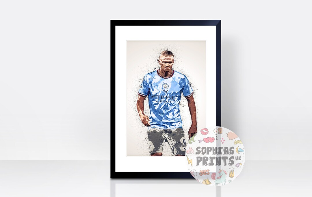 Erling Haaland THICK CARDSTOCK Wall Print | Wall Art | Gift | Home ...