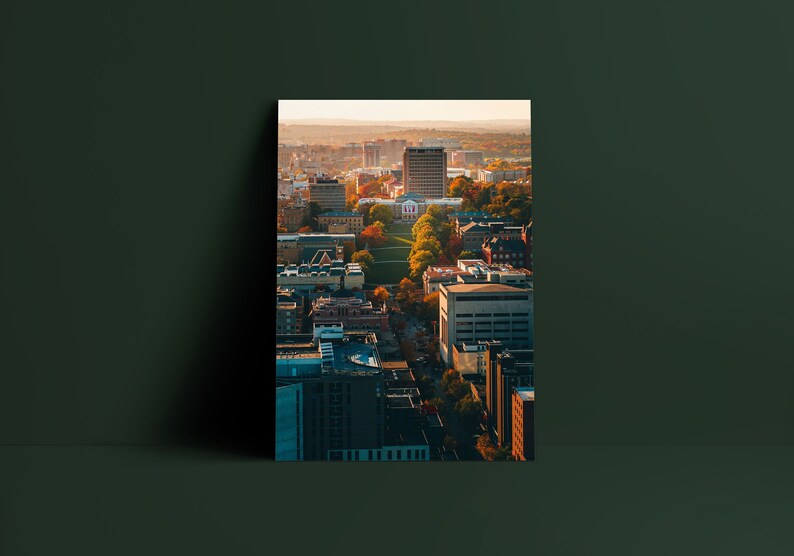 Bascom Hill and the Uw-madison Campus in Fall Samuel Li Photography ...