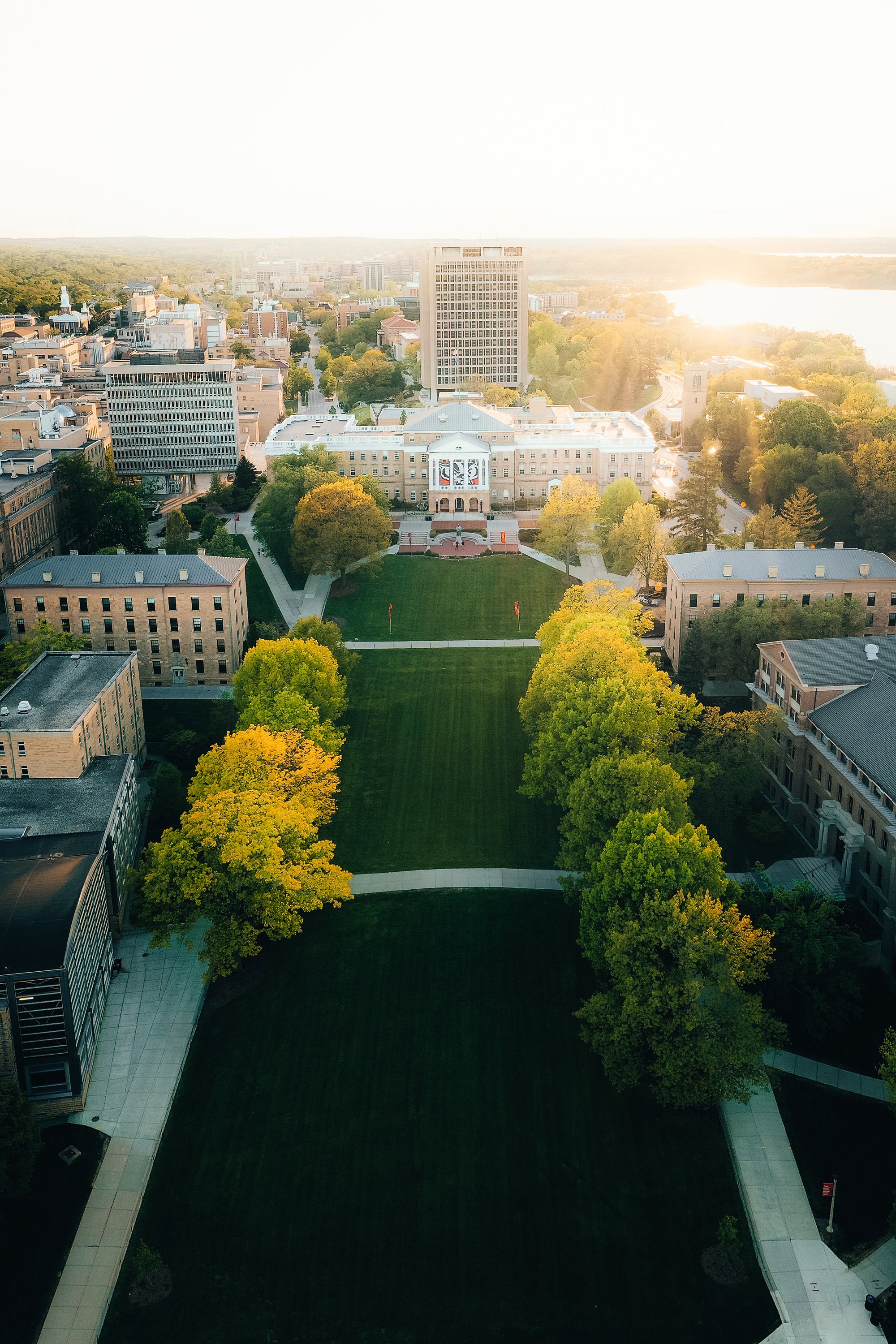 Bascom Hill on Uw-madison Campus in Madison, Wisconsin - Samuel Li ...