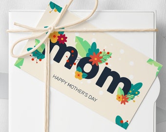 PRINTABLE Mother's Day Gift Tag Card | Gift Tag for Mom | Heart Gift ...