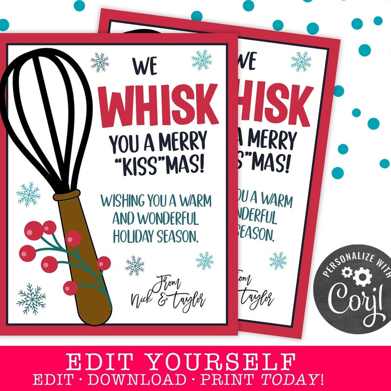 Whisk You a Merry Christmas - Etsy