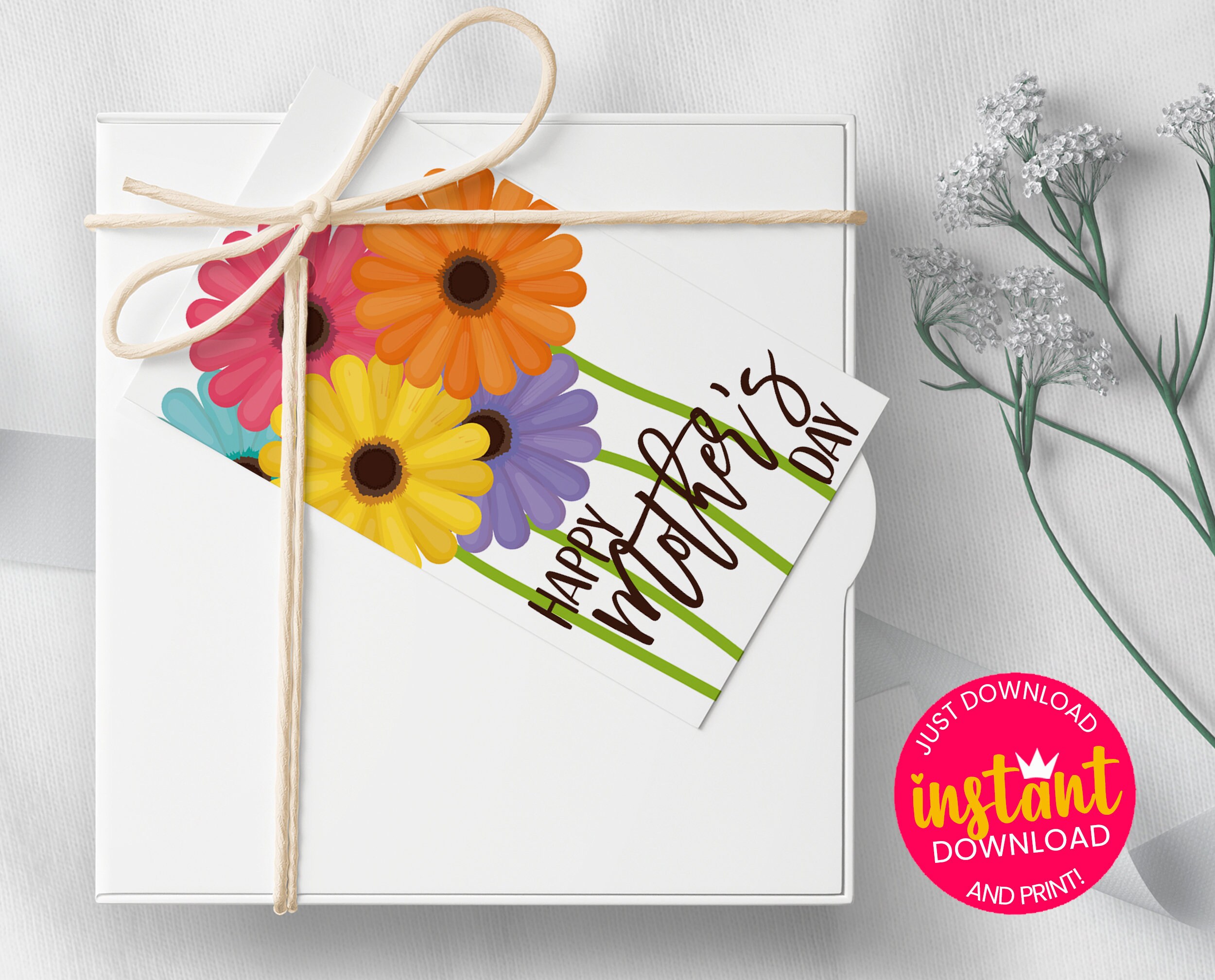 PRINTABLE Mother's Day Gift Tag Card | Gift Tag for Mom | Gerber ...
