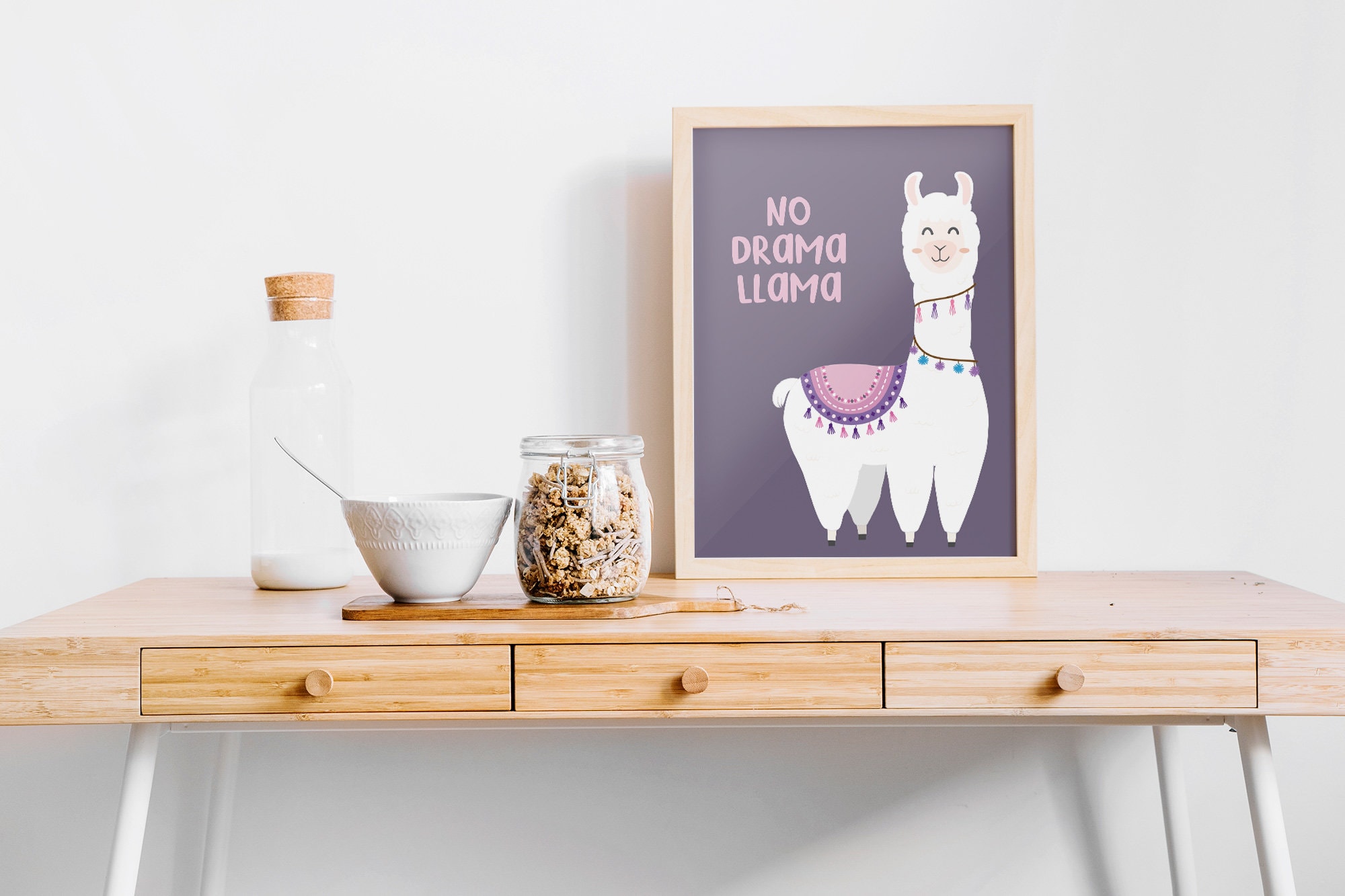Printable Wall Art | No Drama Lllama | Llama Lovers, No Prob Llama ...