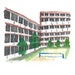 Tulane University - Sharp Dorm - Watercolor Print (digital Download) - Etsy