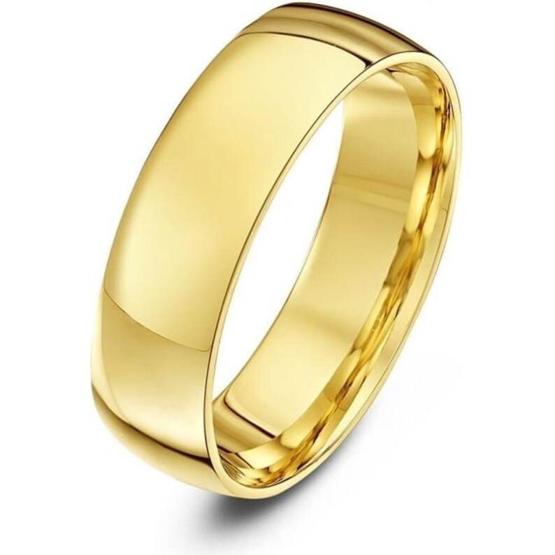 Extra Large 9ct Yellow Gold Plus Sized Wedding Ring Z z1 - Etsy