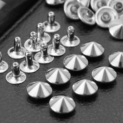 8mm 6mm Cone Rivets Studs Punk Rock Rivet DIY Leather Craft | Etsy