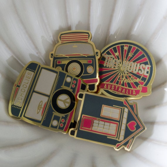 Enamel Pin / Lapel Pin Pack Gold Supporting Tiny | Etsy