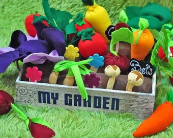 Vegetable Garden Toy | Etsy