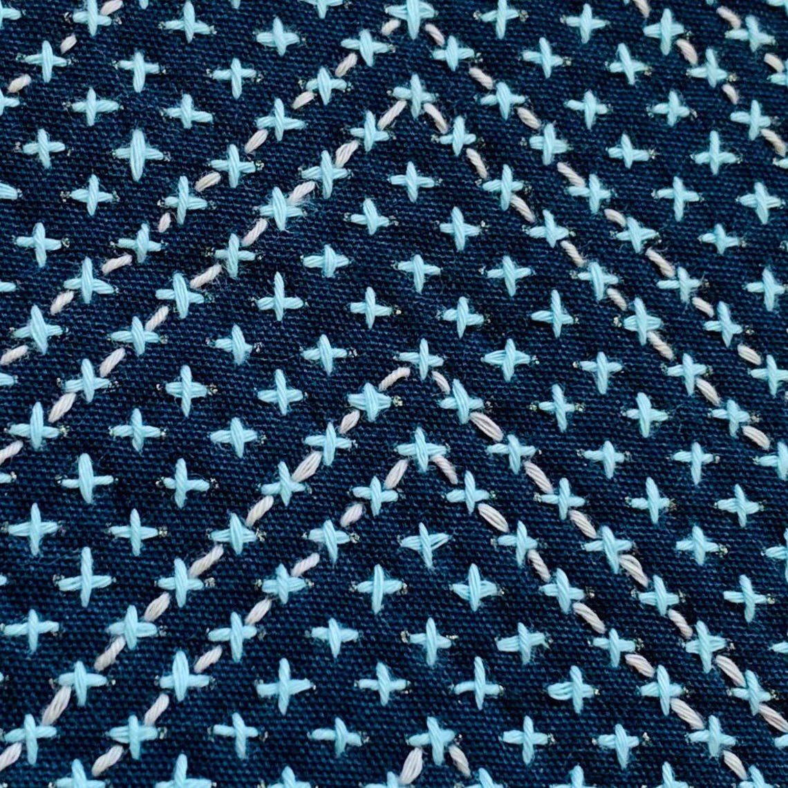 Sashiko Sampler: the Crosses and a Mountain Stitch (digital PDF Pattern ...