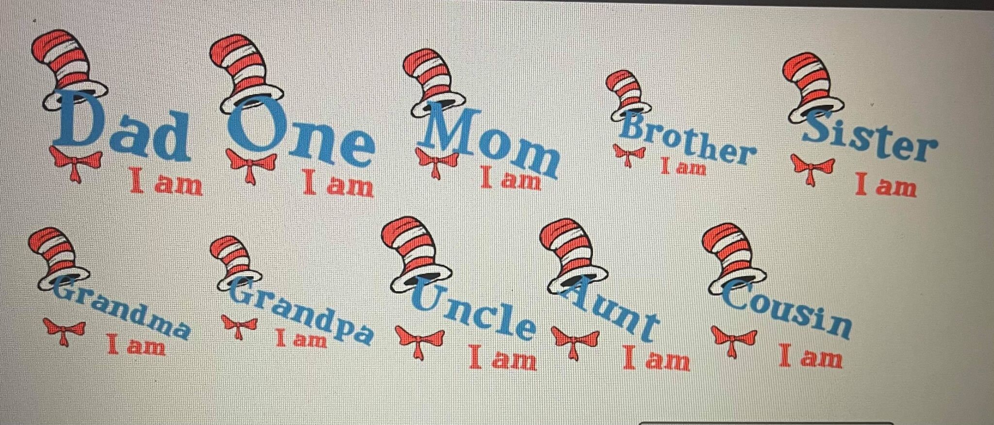 Dr.seuss One I Am Svg - Etsy