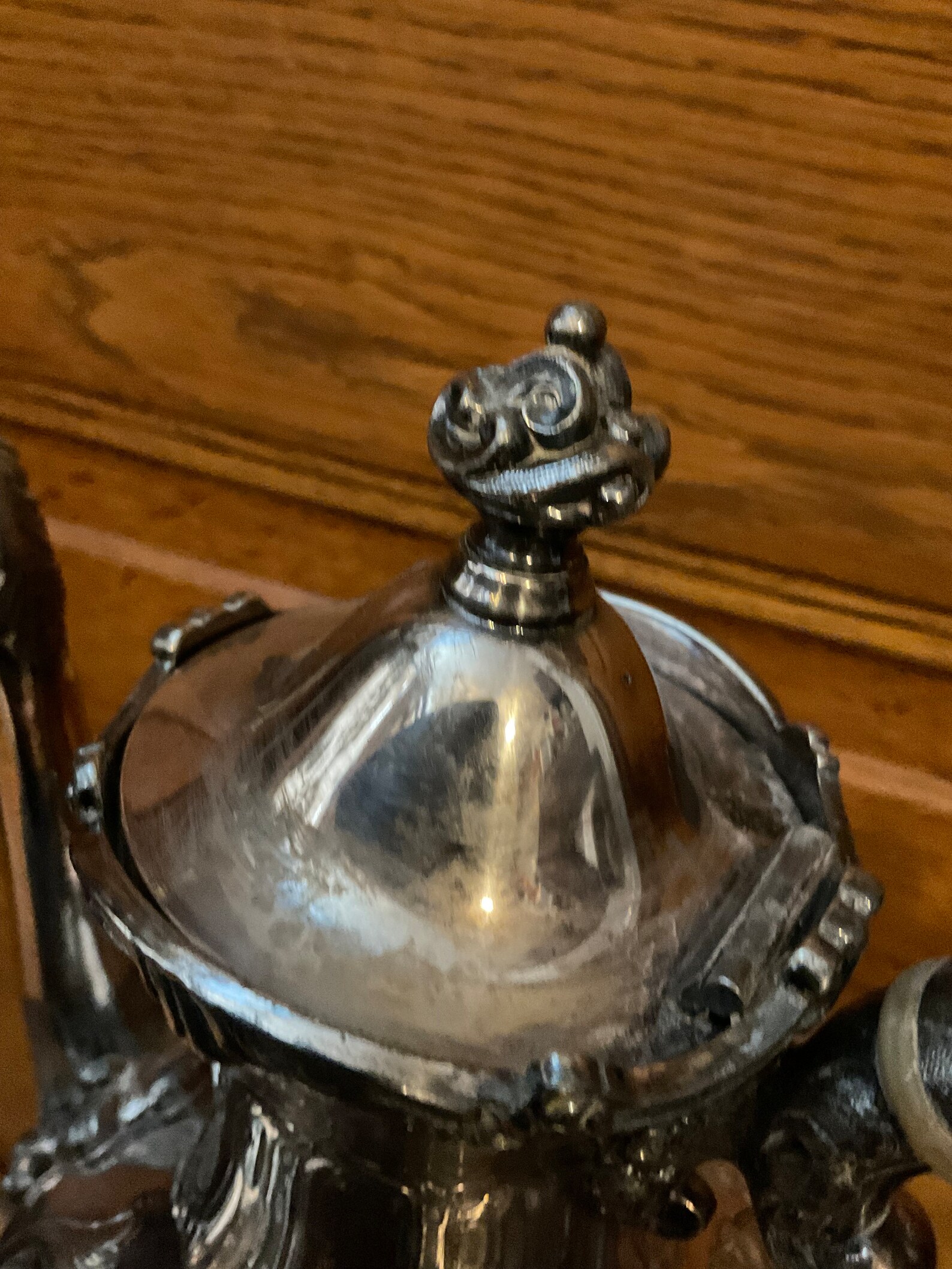 Reduced Antique, Rare “REPOUSSE COFFEE POT #5051”, by the Wilcox Silver ...