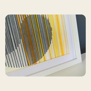 Artful Embroider #0602 | Embroidered Paper | Abstraction Geometry ...