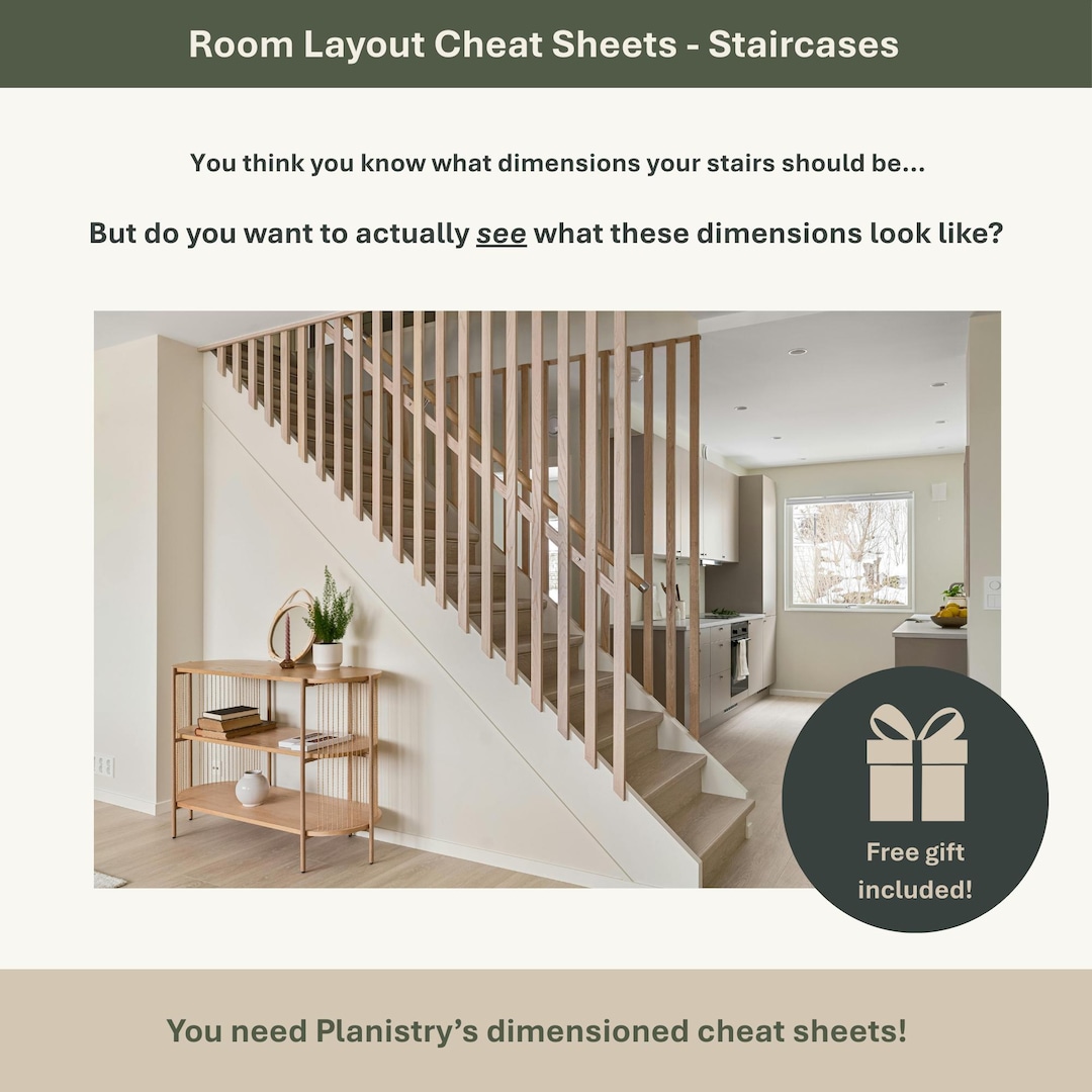 Staircase Layout Plans | Architect Drawn Dimensioned Stairs PDF | Stair ...