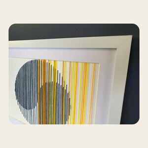 Artful Embroider #0602 | Embroidered Paper | Abstraction Geometry ...