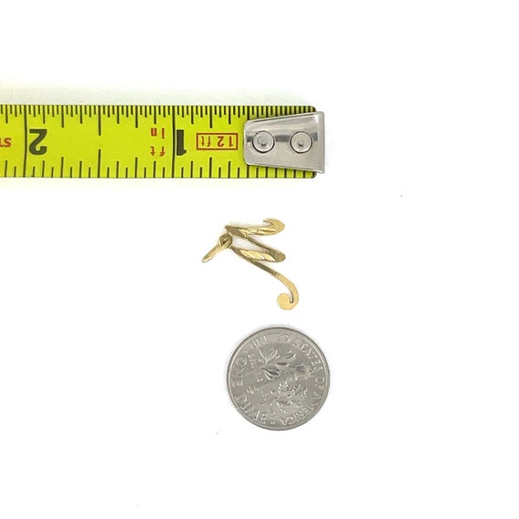 14K Gold Cursive M Pendant / Genuine Yellow Gold / Fa… - Gem