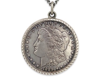 Morgan Silver Dollar Pendant - Etsy
