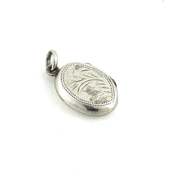 Vintage Silver Locket Pendant with Photo / Sterling S… - Gem