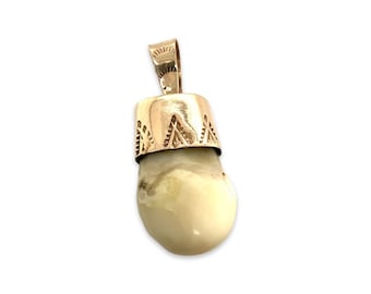 Elk Tooth Pendant - Etsy