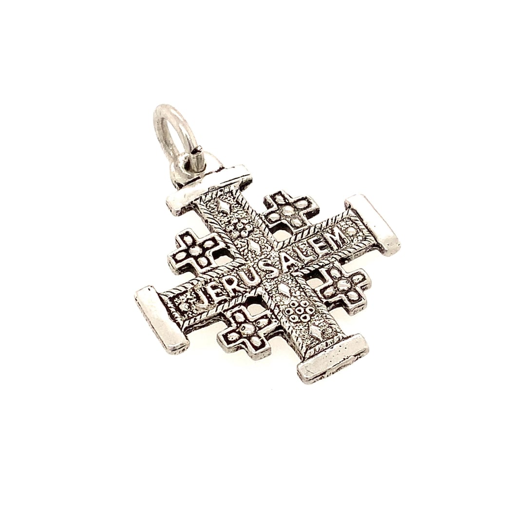 Vintage Silver Jerusalem Cross / Solid Sterling 925 / VTG - Etsy
