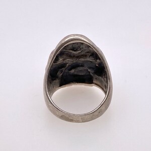 Vintage Monkey Face Sterling Silver Ring - Etsy