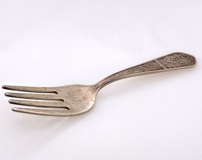 Vintage Little Boy Blue Sterling Silver Mini Fork Signed Rogers - Etsy