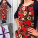 Red Christmas Apron for Woman With Pockets. Aprons for Women. Christmas ...