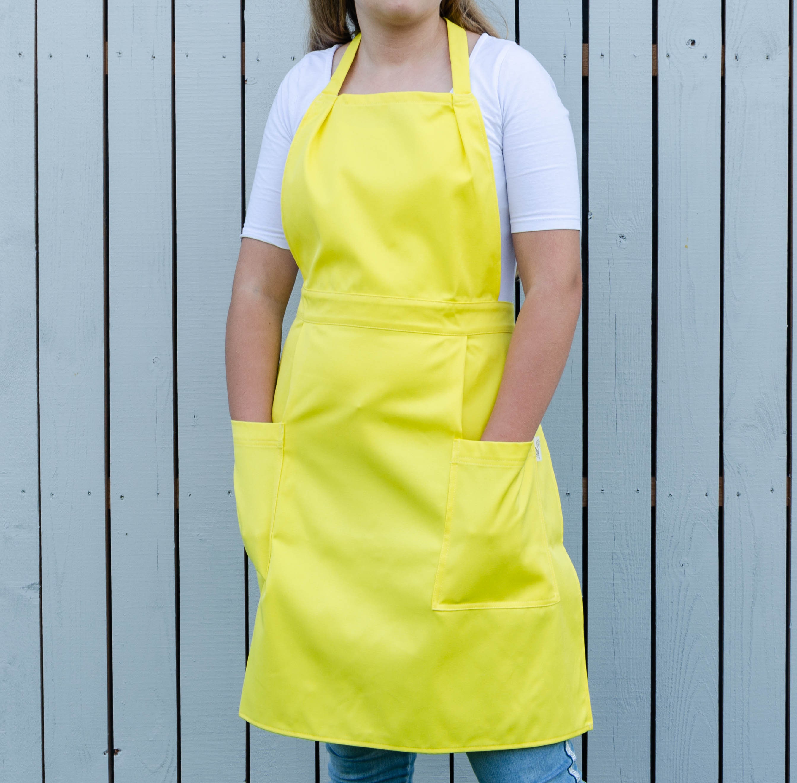 Aprons for Women. Yellow Full Apron for Woman Woman Apron - Etsy