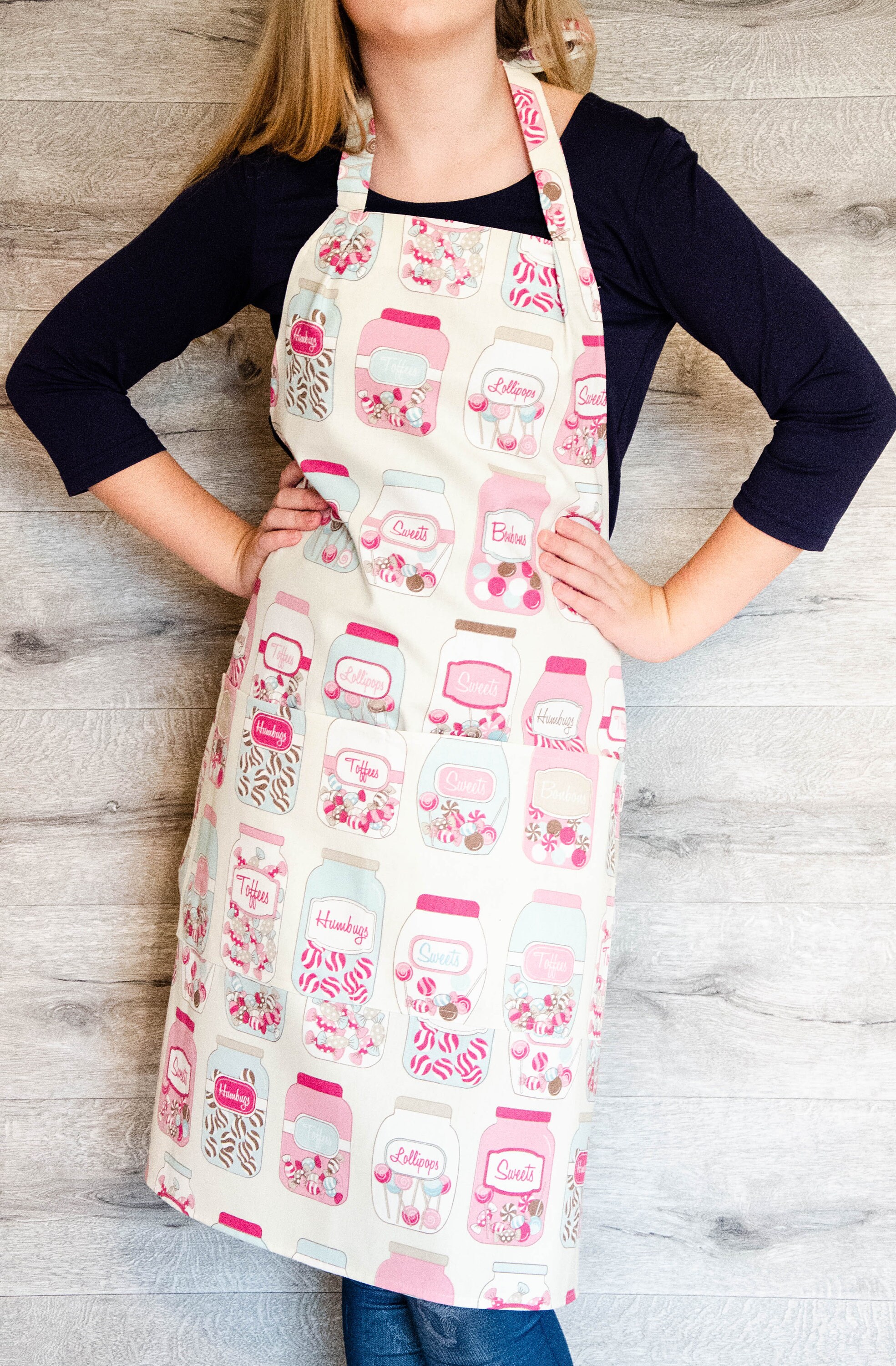 Aprons for Women. Sweets on Cream Full Apron for Woman With - Etsy