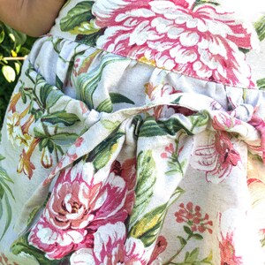 Gathering Apron With Tie Closure. Floral Garden Apron. Harvest - Etsy