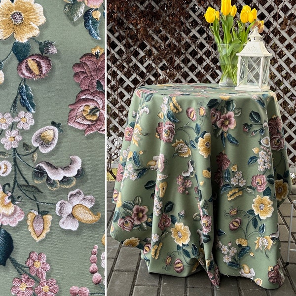 Floral Tablecloth - Etsy